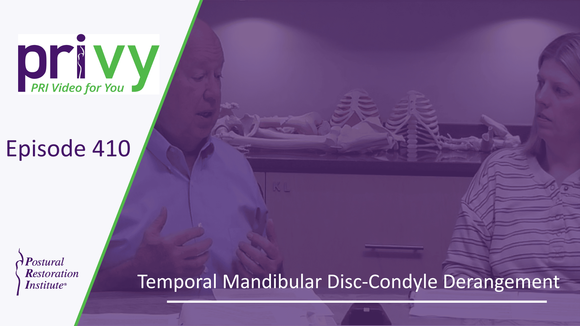 Ep. 410 - Temporal Mandibular Disc-Condyle Derangement - Postural ...